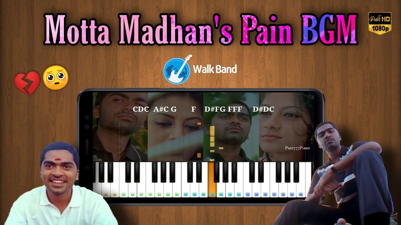 Manmadhan - Motta Madhan's Pain BGM in Piano | Yuvan Shankar Raja ...