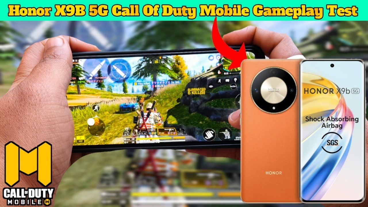Honor X9B 5G Call Of Duty Mobile Gameplay Test|Honor X9B Cod Mobile ...