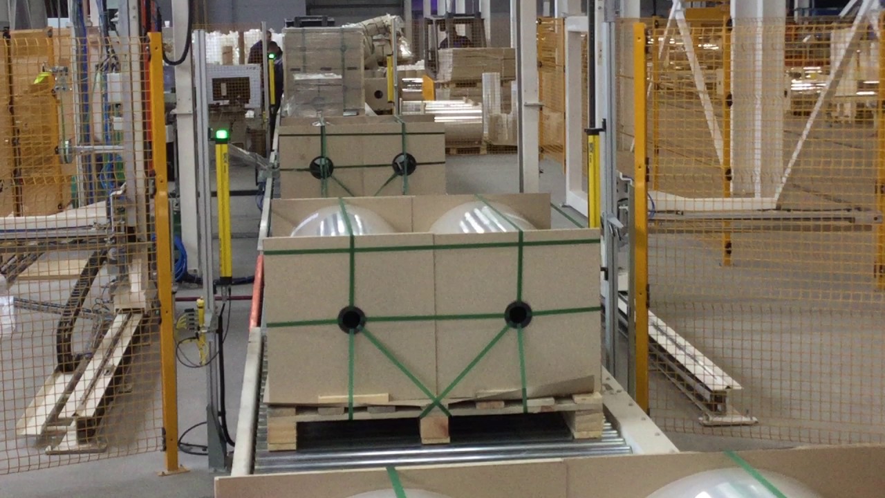 Packaging BOPP Reels - Strapping + Top Cover + Stretch Wrap - YouTube