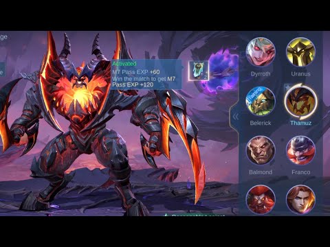 Insane gameplay with thamuz 😱|| part - 3 💀 moba legends 5v5