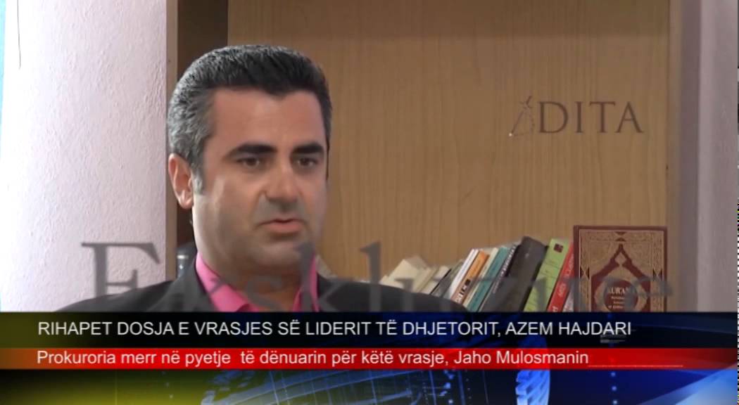 RIHAPET DOSJA E VRASJES SË LIDERIT TË DHJETORIT, AZEM HAJDARI TEMA TV ...