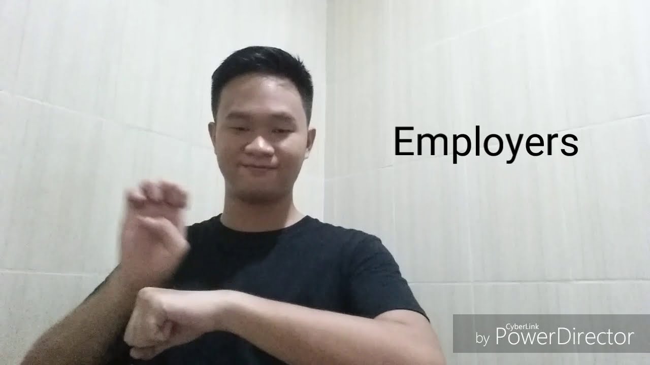 Filipino Signs for Employers - YouTube