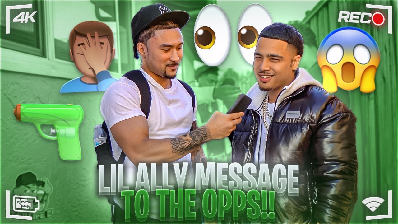 Lil Ally had a special message for his SUCKAS in the most DANGEROUS ...