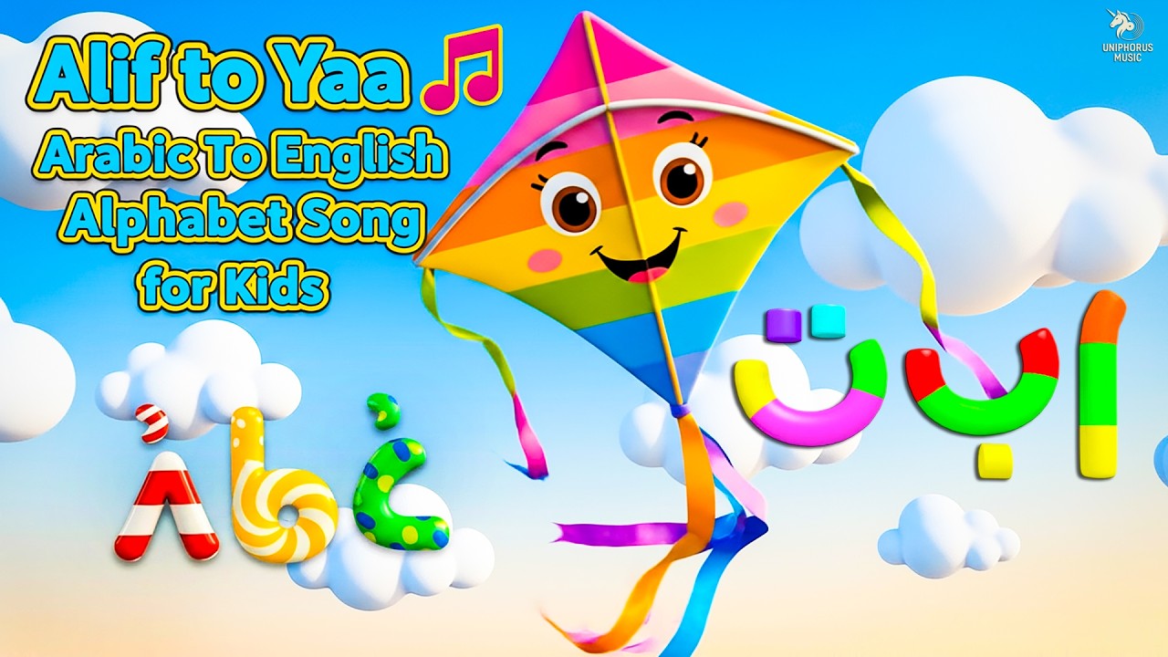 Alif to Yaa 🎵 | Arabic To English Alphabet Song for Kids - YouTube