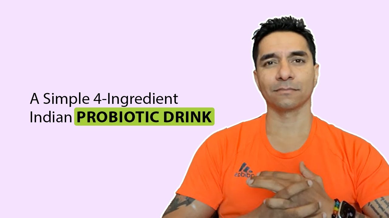 A Simple 4-Ingredient Indian Probiotic Drink - YouTube