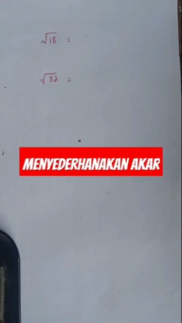 Menyederhanakan Akar - YouTube