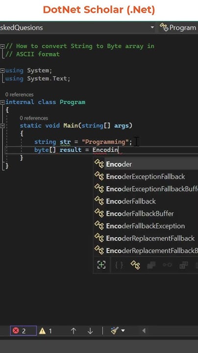 C# Programmers FAQ - 008 - Dotnet Scholar #Shorts #CSharp #Dotnet #developer #programmer - YouTube