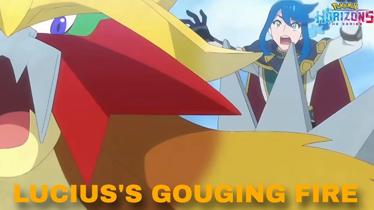 Lucius Final Pokémon Is Gouging Fire NOT Entei Pokemon Horizons - YouTube