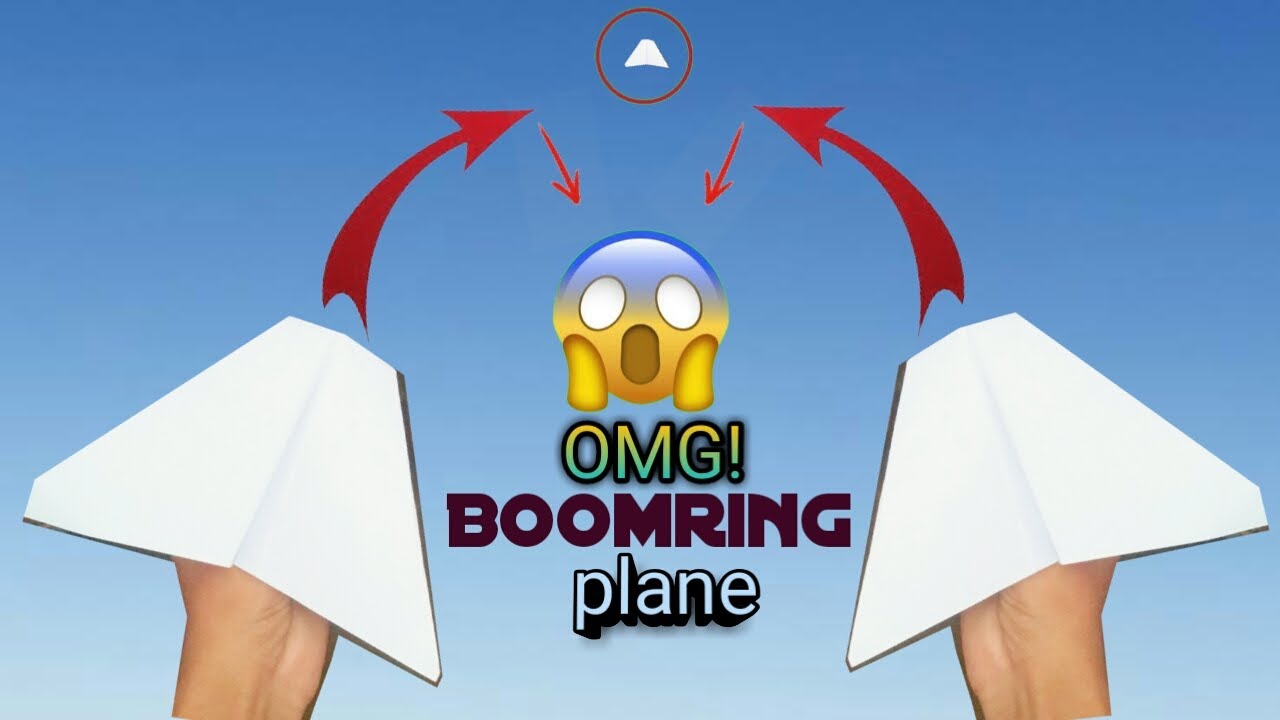 BOOM! The Simple Yet Mind-Blowing Paper Airplane That Flies Back to You ...