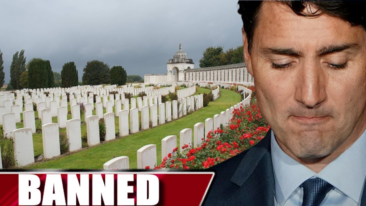 Justin Trudeau BANS PRAYER on Remembrance Day - YouTube