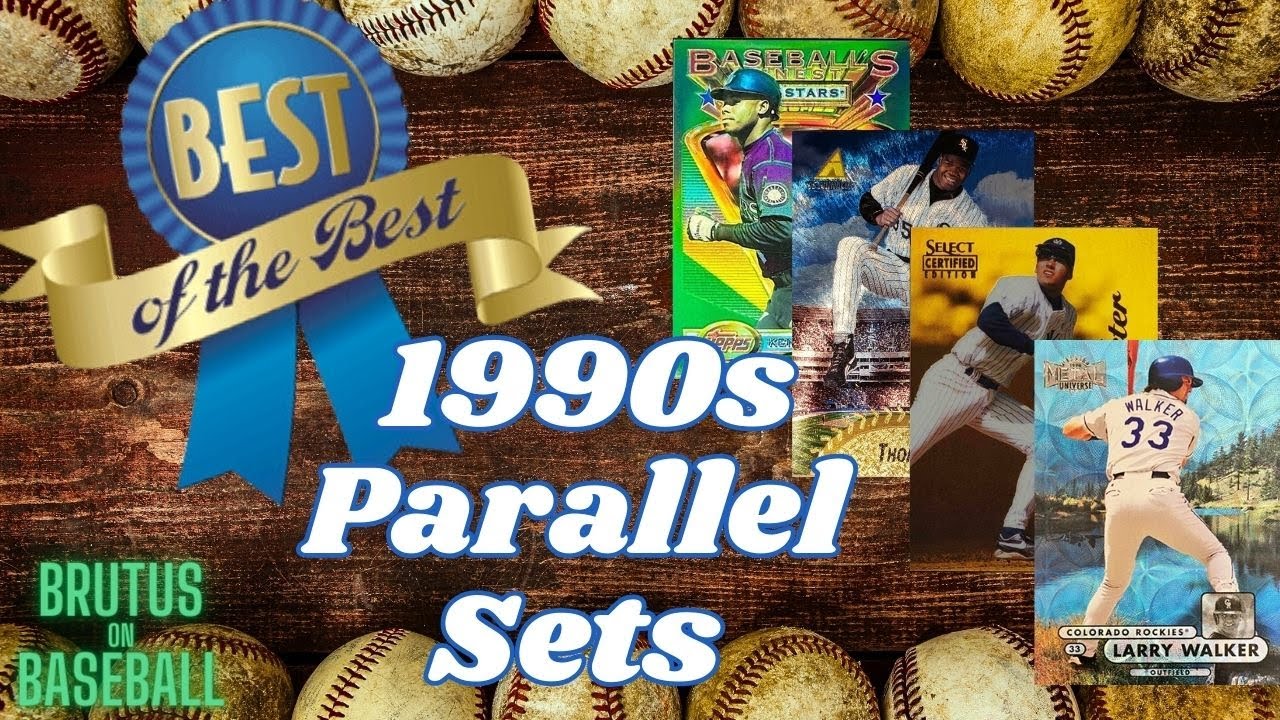 Top Parallel Sets from the Junk Wax Era 1990s for Baseball Cards - YouTube