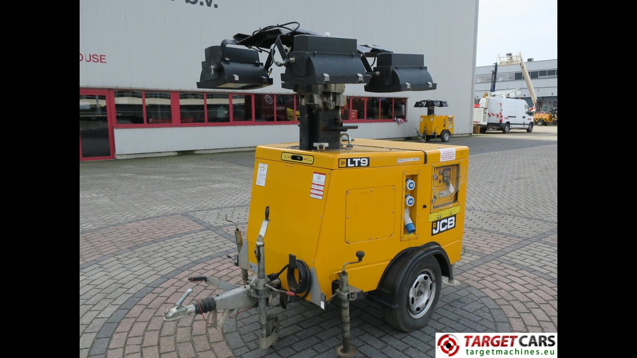 775509 JCB LT9 MOBILE LIGHTNING TOWER LT-9 TOWER LIGHT 900CM W ...
