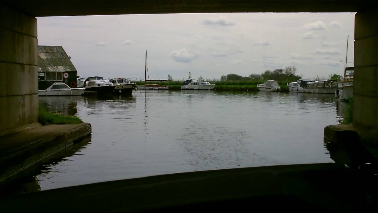 Norfolk Broads May 2016 at Ludham Bridge. - YouTube