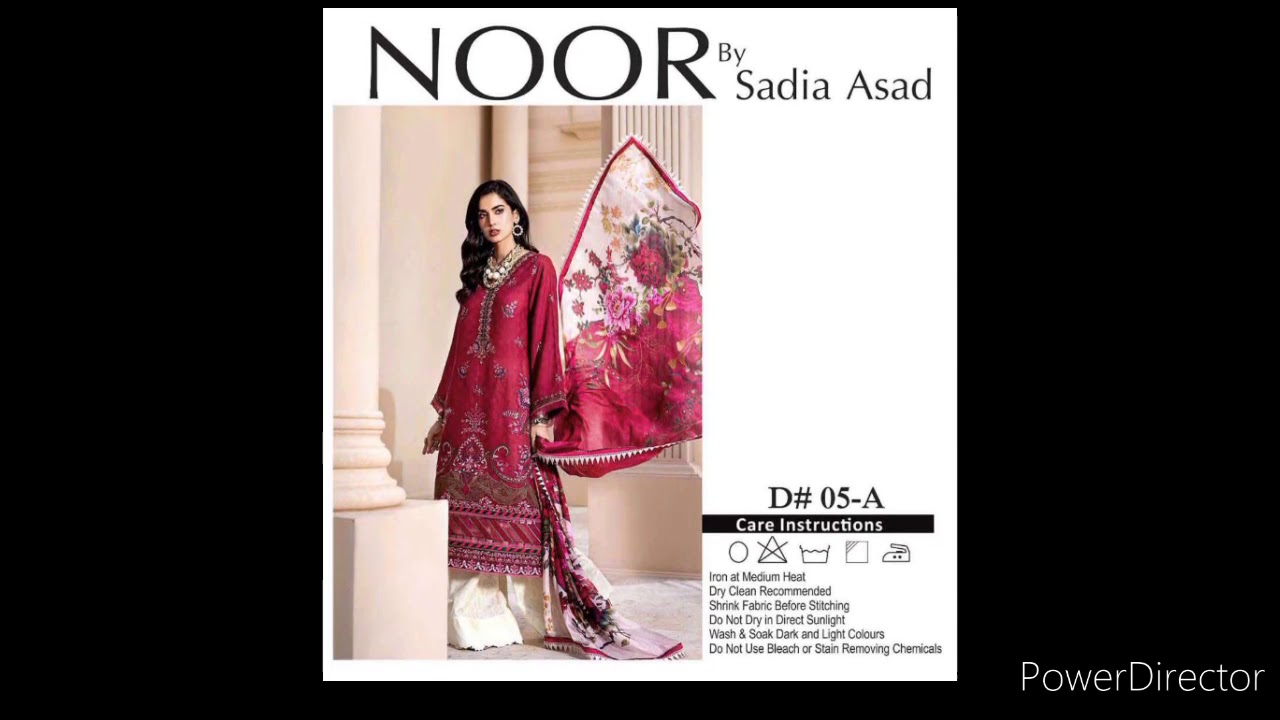 Noor by Saida Asad master copy with wholesale price.3 peice suits ...