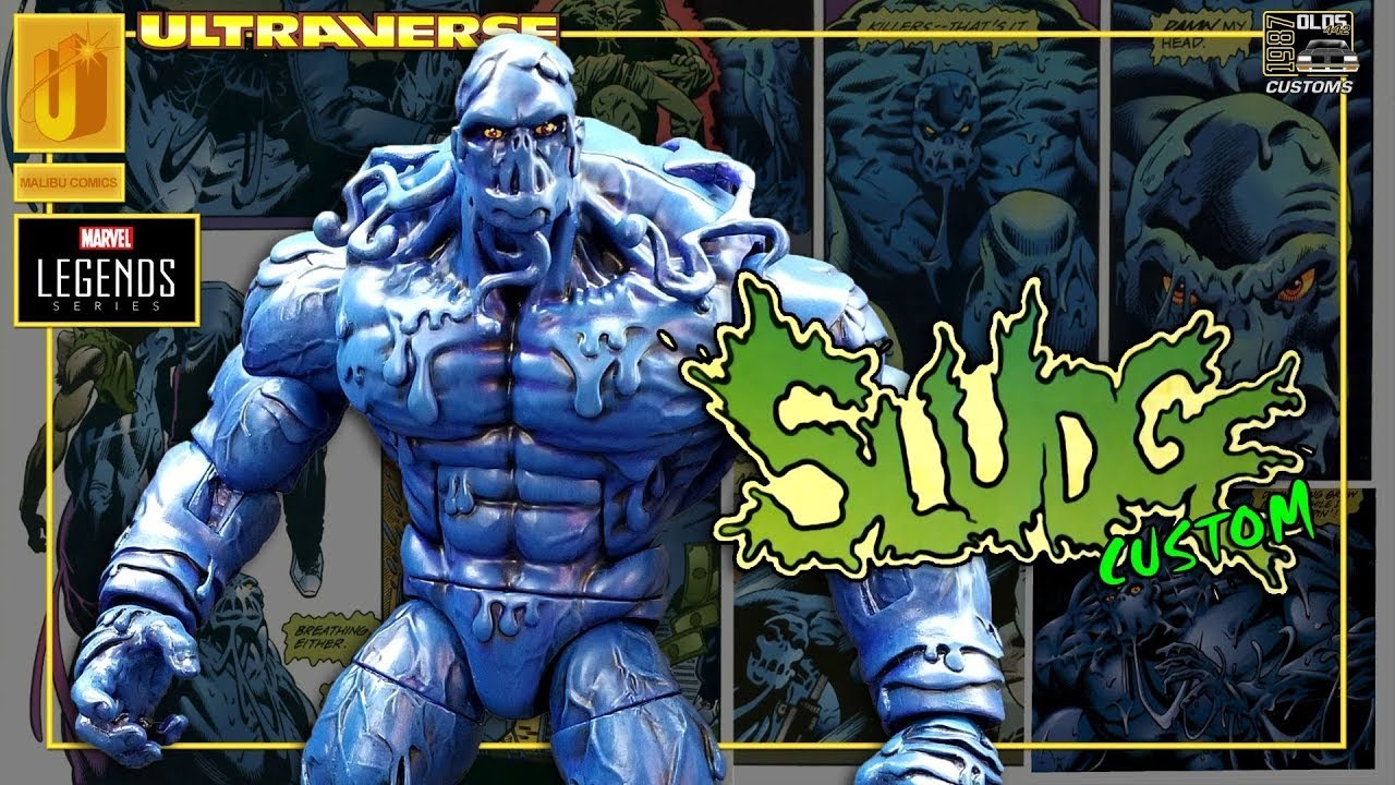 Custom Marvel Legends Ultraverse Sludge Action Figure Review - Malibu ...