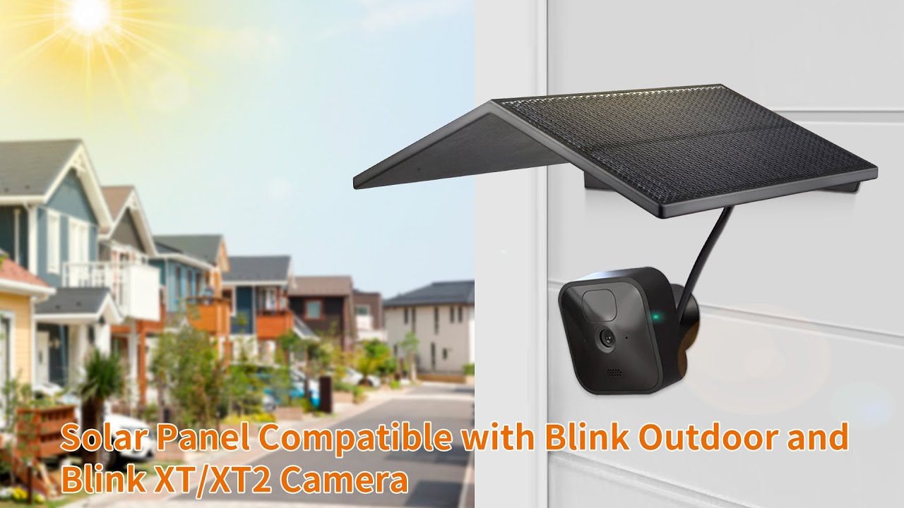 Solar Panel Compatible with Blink Outdoor and Blink XT XT2 Camera - YouTube
