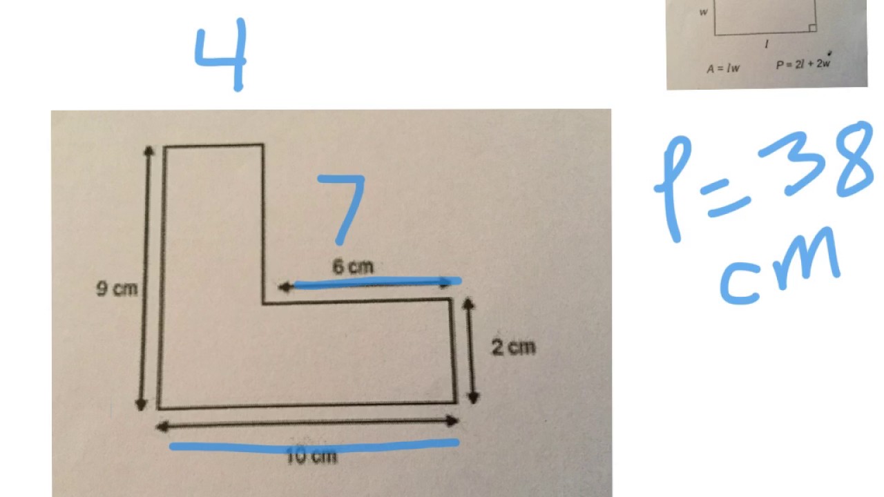 Area Of Two Rectangles YouTube
