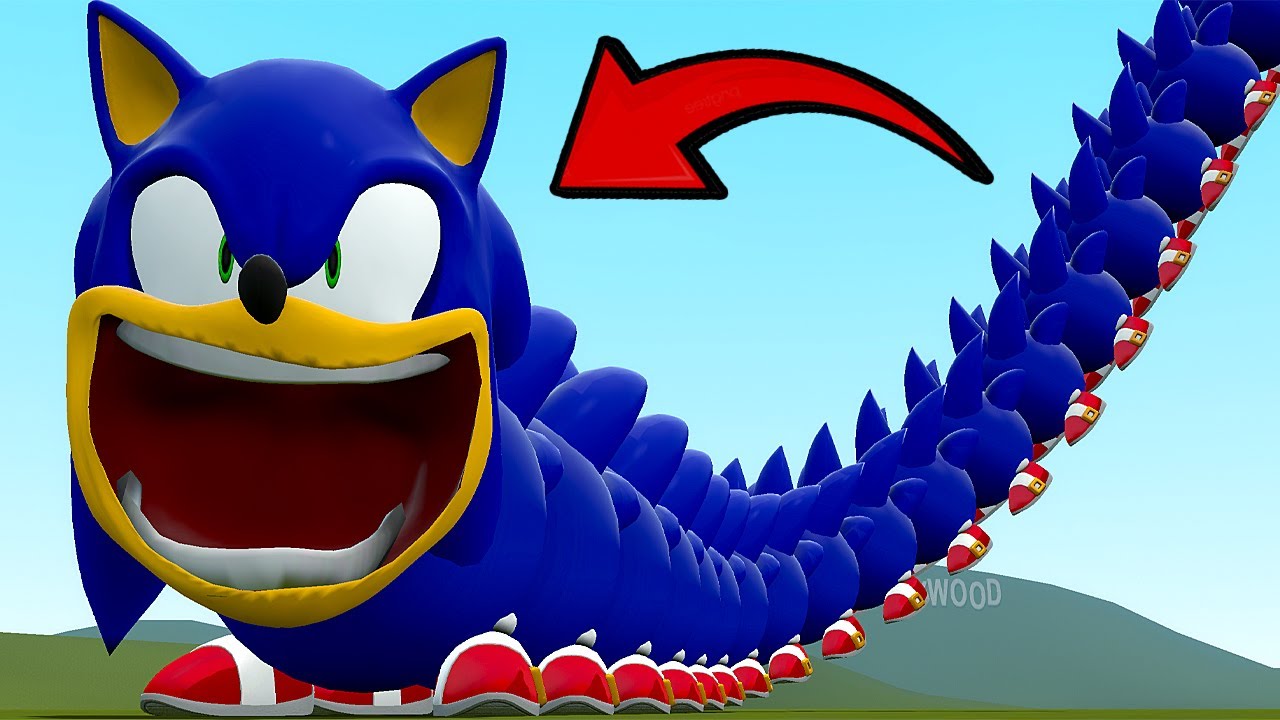 I FOUND NEW ROBLOX HUNGRY SHIN SONIC WORM In Garry's Mod - YouTube