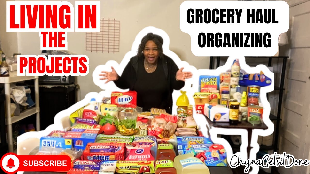 First Huge Grocery Haul Organizing || Family Of 3 - YouTube