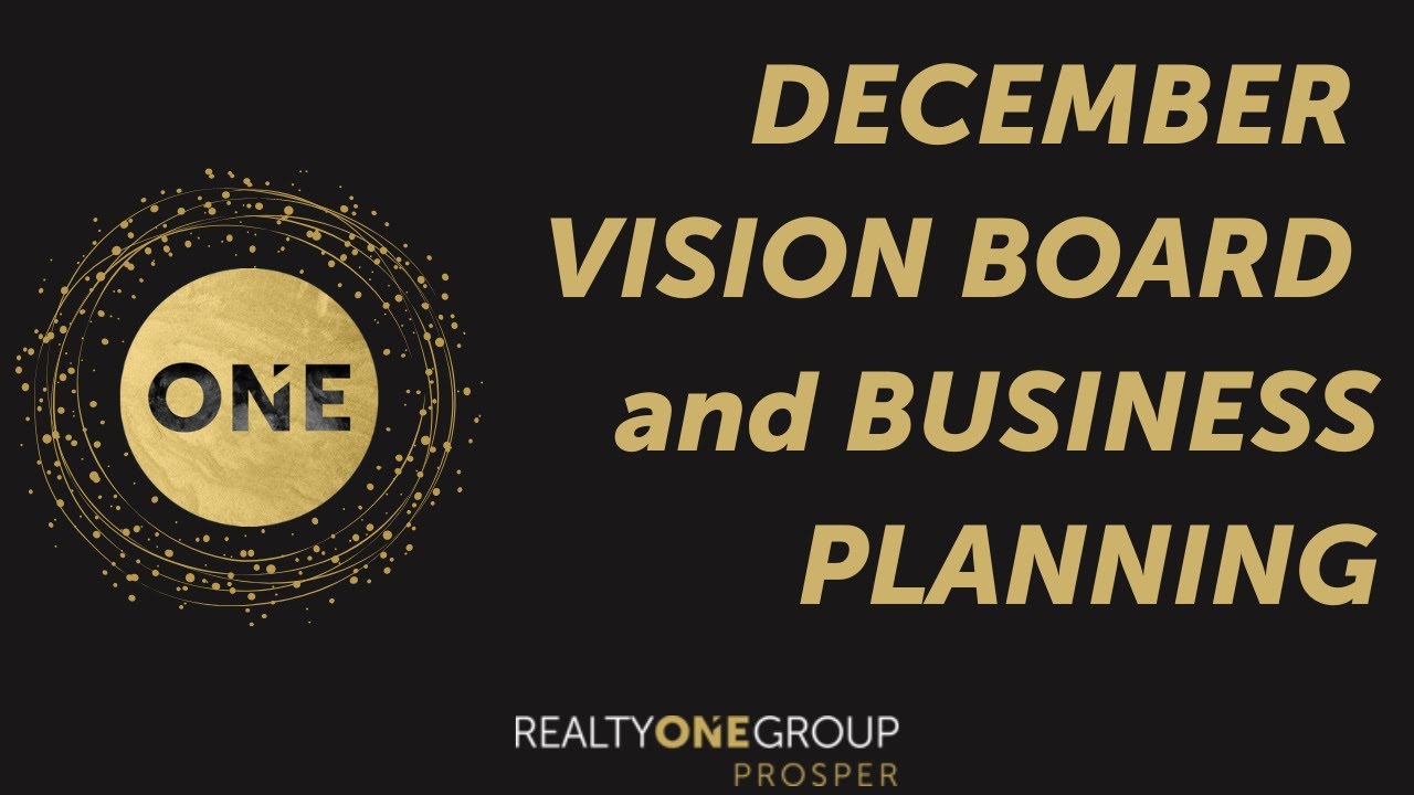 December Vision Board and Business Planning - YouTube