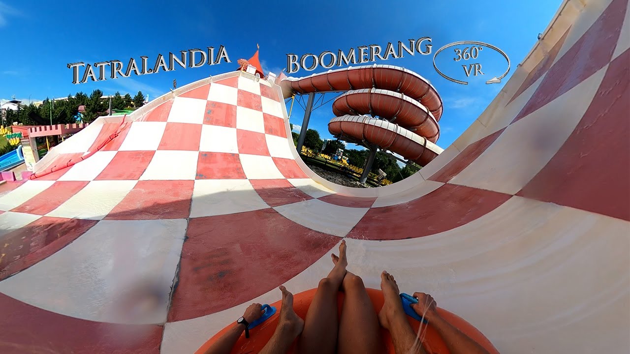 Tatralandia Boomerang (Wave) 360° VR POV Onride - YouTube
