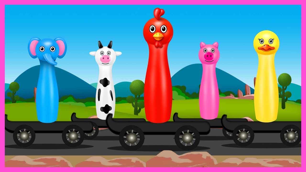 Learn Colors with Colors Animals Toys - Colours Videos Collection for ...