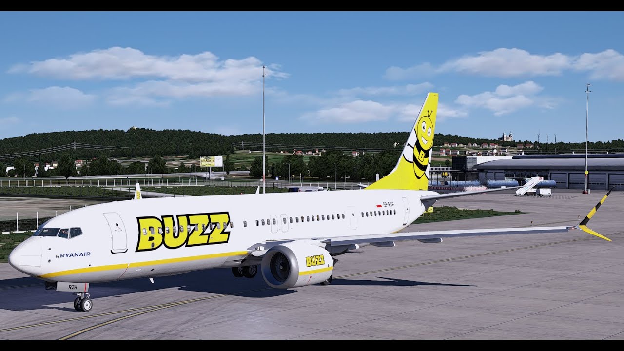 Ryanair BUZZ 737-8200 Corfu RNAV/visual Landing | Cockpit | XPlane 11 ...