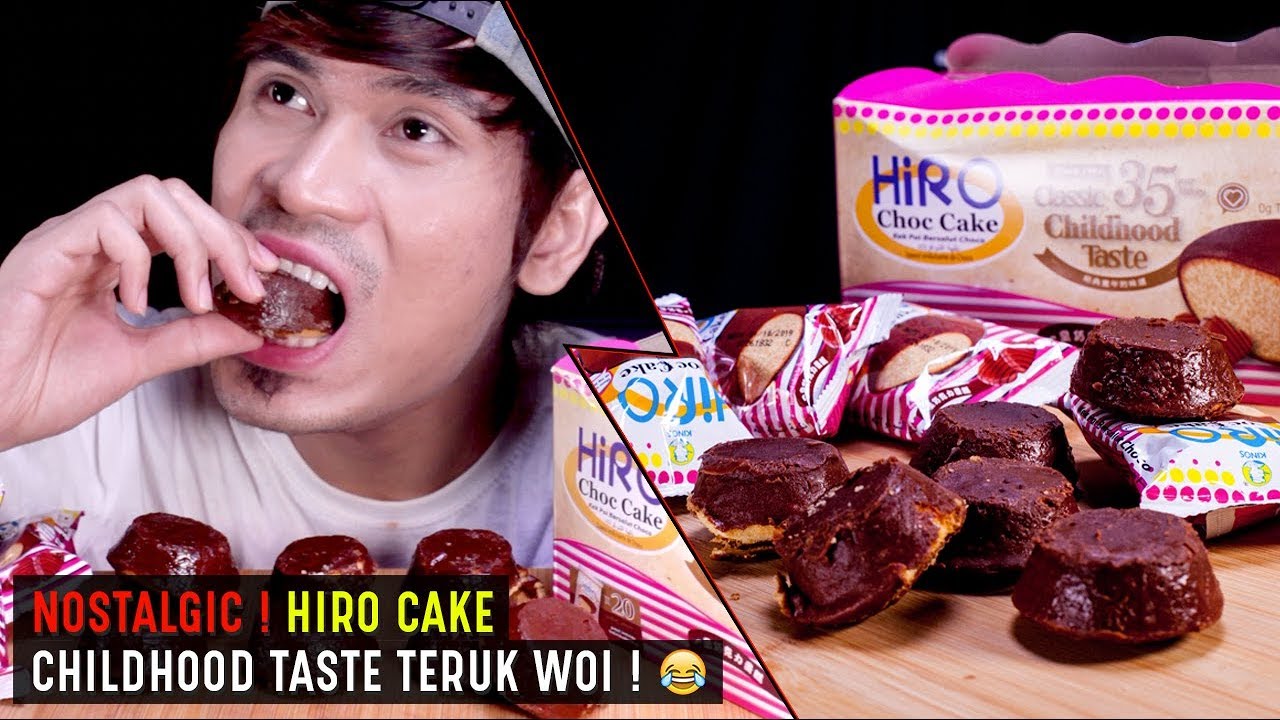 ASMR NOSTALGIC : Hiro Cake CHILDHOOD TASTE | Siapa Ingat Makanan Legend ...