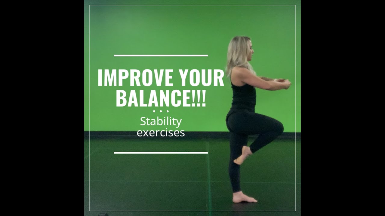 STABILITY & BALANCE EXERCISES FOR BEGINNERS // Dance Tutorials - YouTube
