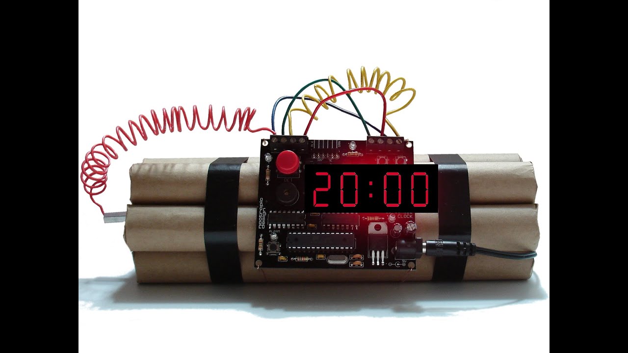 20 Minutes Countdown dynamite timer - YouTube