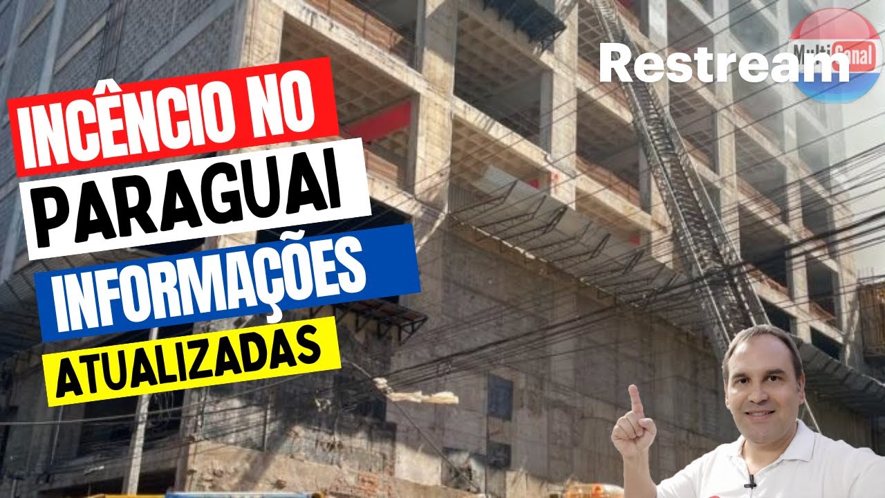 🔴 Prédio da FLYTEC de 25 andares pega fogo em Cidade do Leste no ...