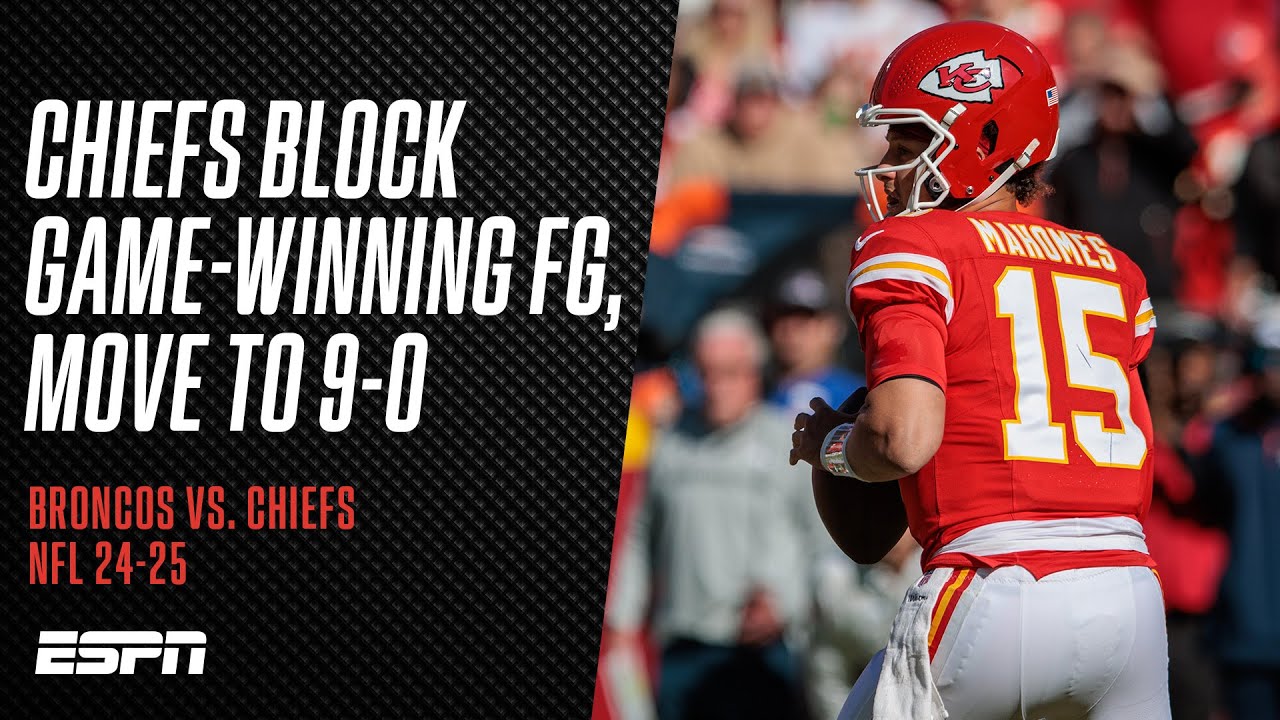 Denver Broncos vs. Kansas City Chiefs | Chiefs block game-winning field ...