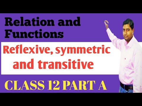 Relation and Functions|basic concepts|reflexive, symmetric and transitive relation|class 12 ...