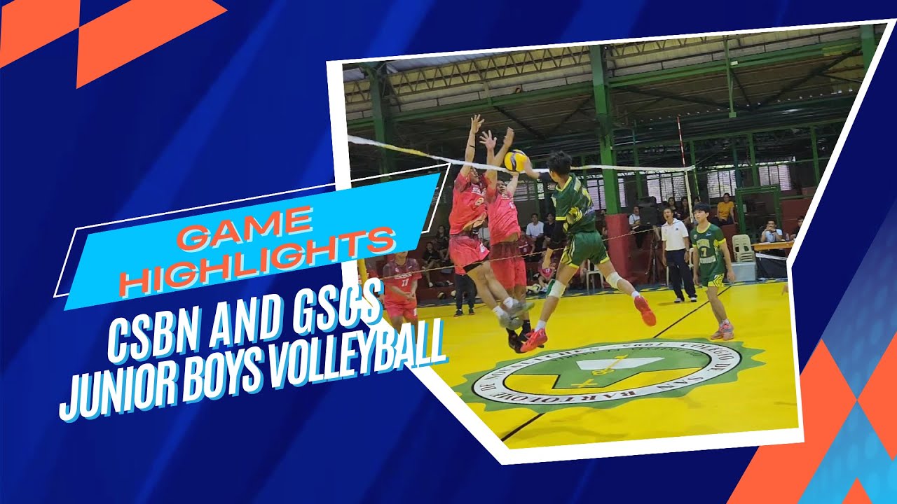CSBN & GSCS | JUNIOR BOYS VOLLEYBALL | RCBNES S18 | NOVEMBER 8, 2023 ...