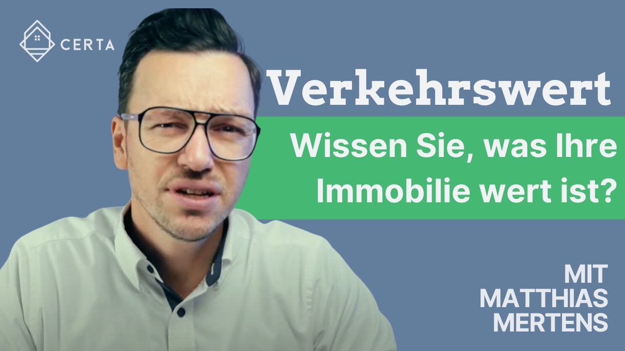 Verkehrswertgutachten für Immobilien - Das sollte man wissen ...