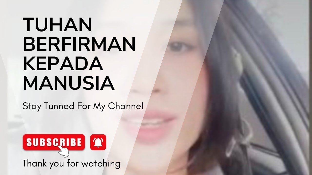 TUHAN BERFIRMAN KEPADA MANUSIA DENGAN SATU DUA CARA - YouTube