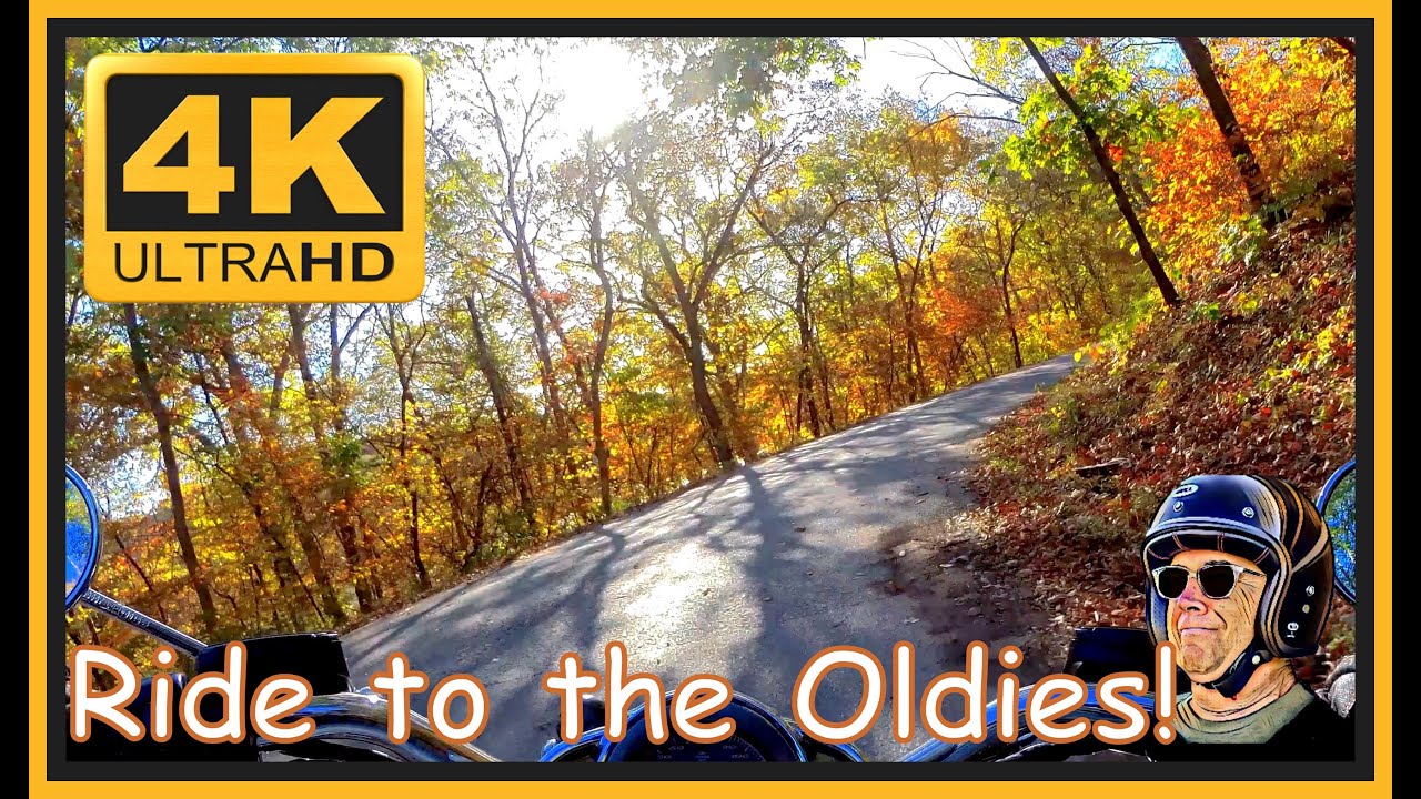 Oldies Music from 60s and 70s with 4K UHD Motorcycle Ride! Take a 10 ...