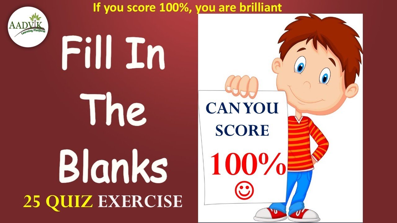 fill in the blanks I Fill in the blanks quizzes #quiz #english # ...