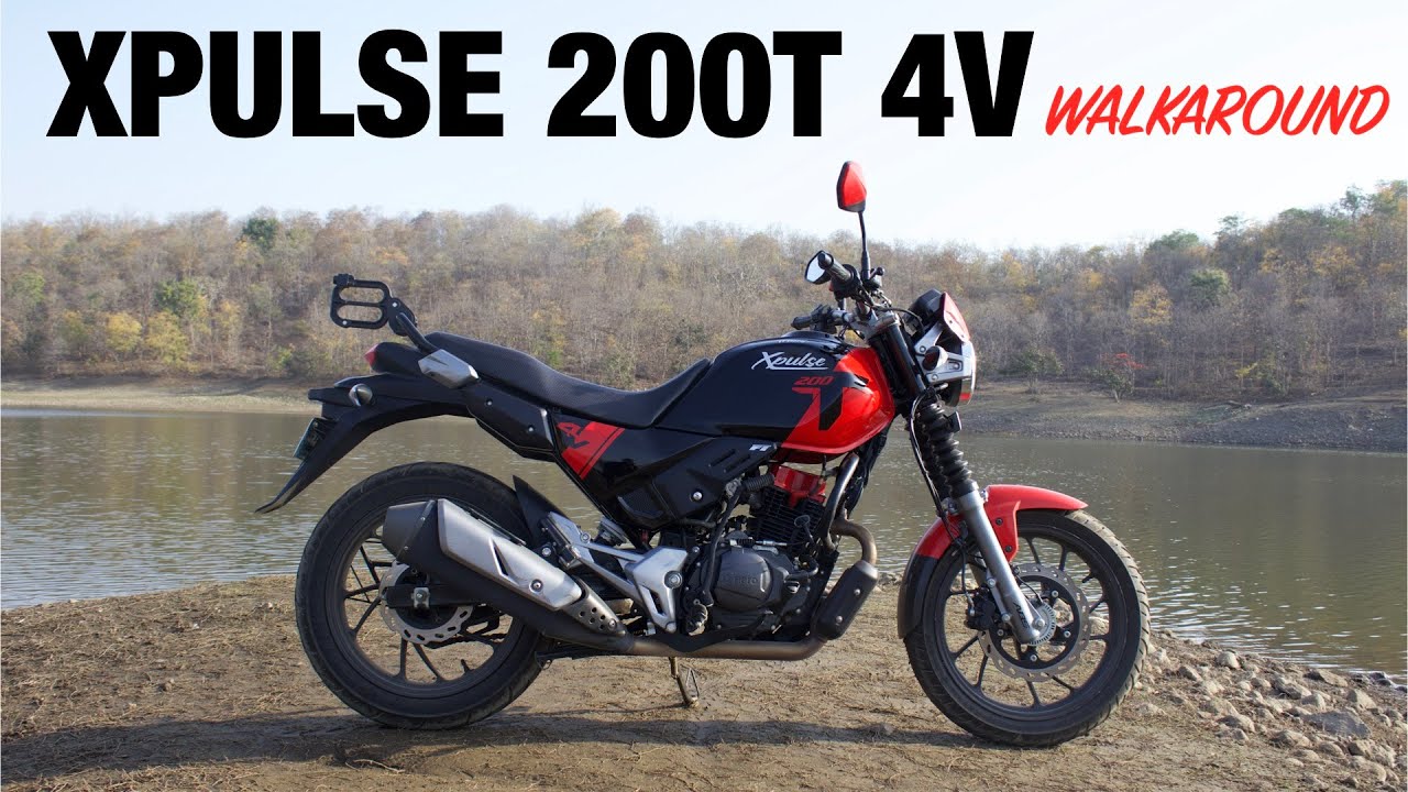 Hero Xpulse 200t 4v Sport Red Walkaround - YouTube
