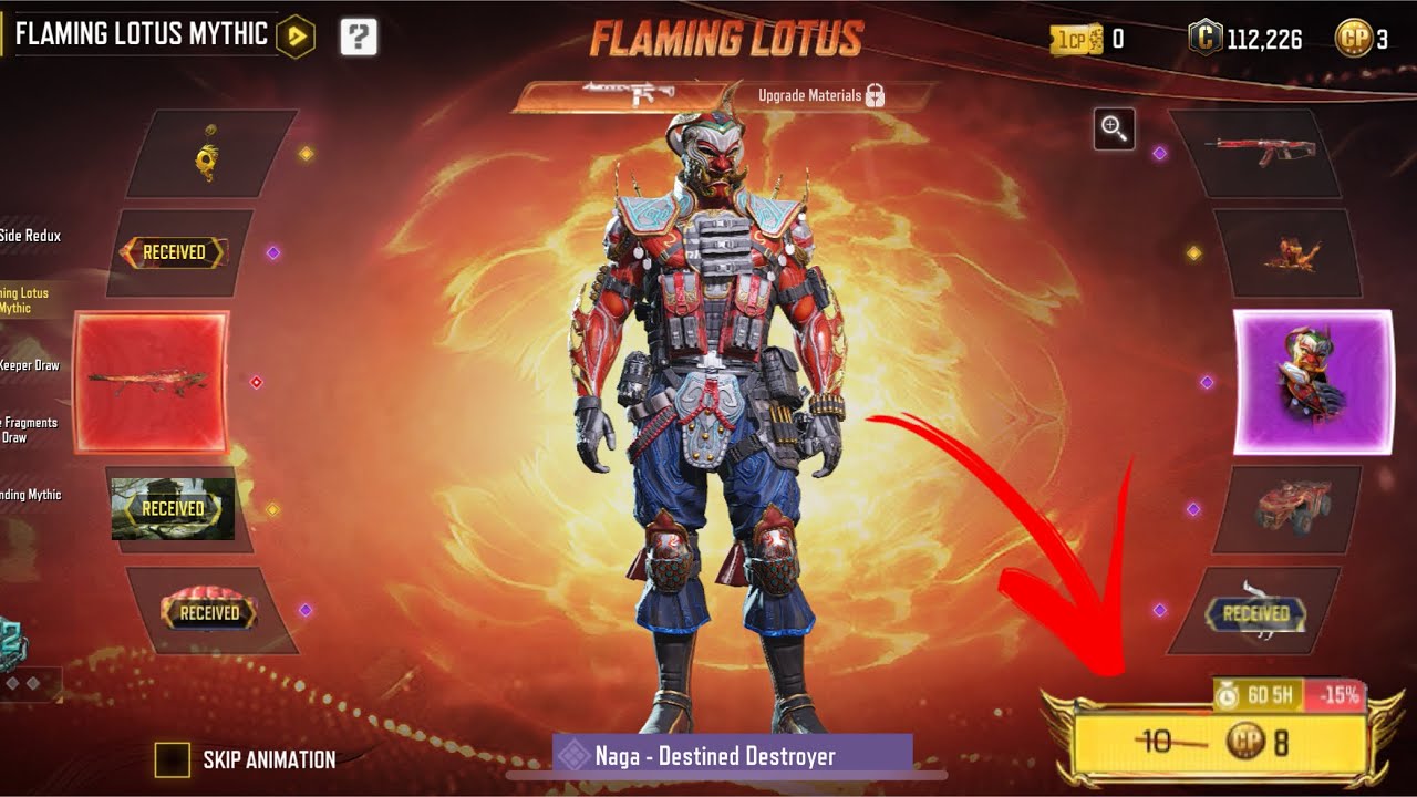 Codm flaming lotus mythic draw discount Cp buy #codm #callofduty # ...