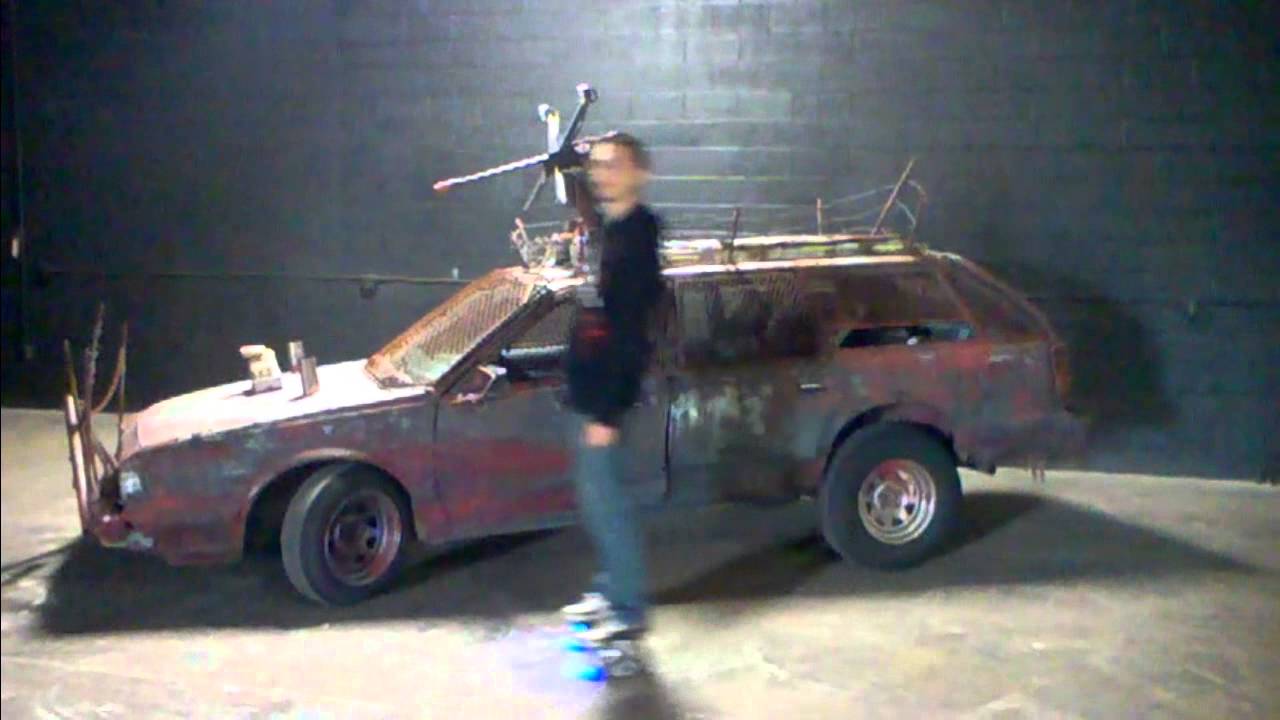 Zombie Rescue Wagon hover board funny - YouTube