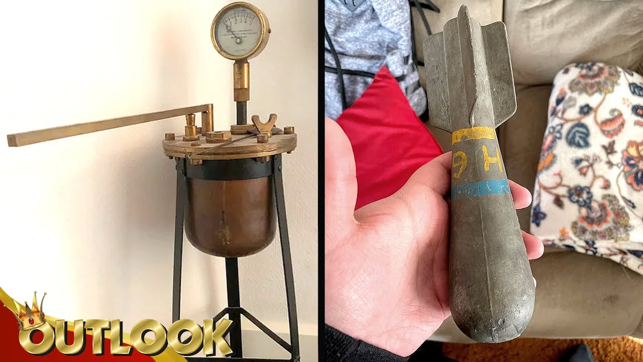 What Is This MYSTERIOUS Metal Container With A Pressure Gauge And This ...