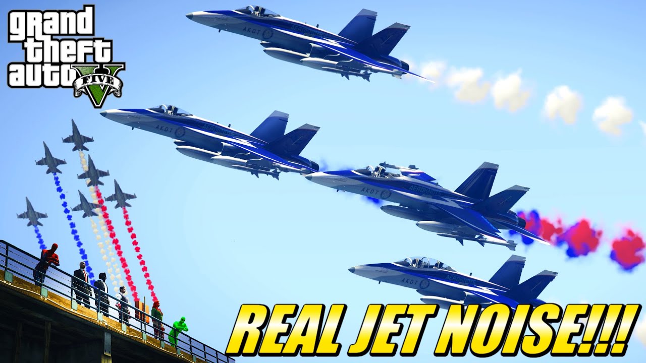 GTA 5 | FIRST EVER AIRSHOW ON FIVEM! (Blue Angels) - Full Airshow ...