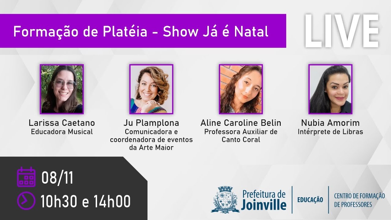 Live Formação de Plateia - Show Já é Natal - YouTube