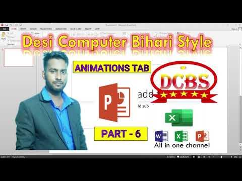 PowerPoint for Beginners | Step by Step Tutorial सीखे Animations Tab को ...