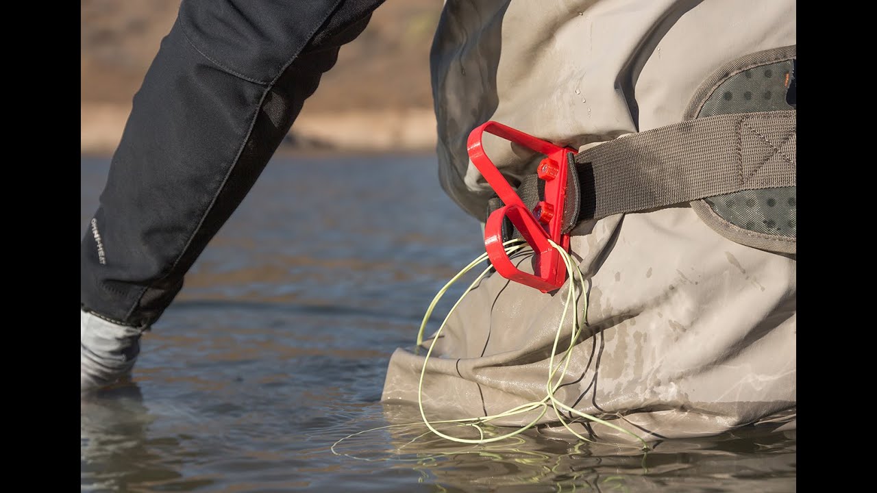 Fly fishing line holder v4.0 - YouTube