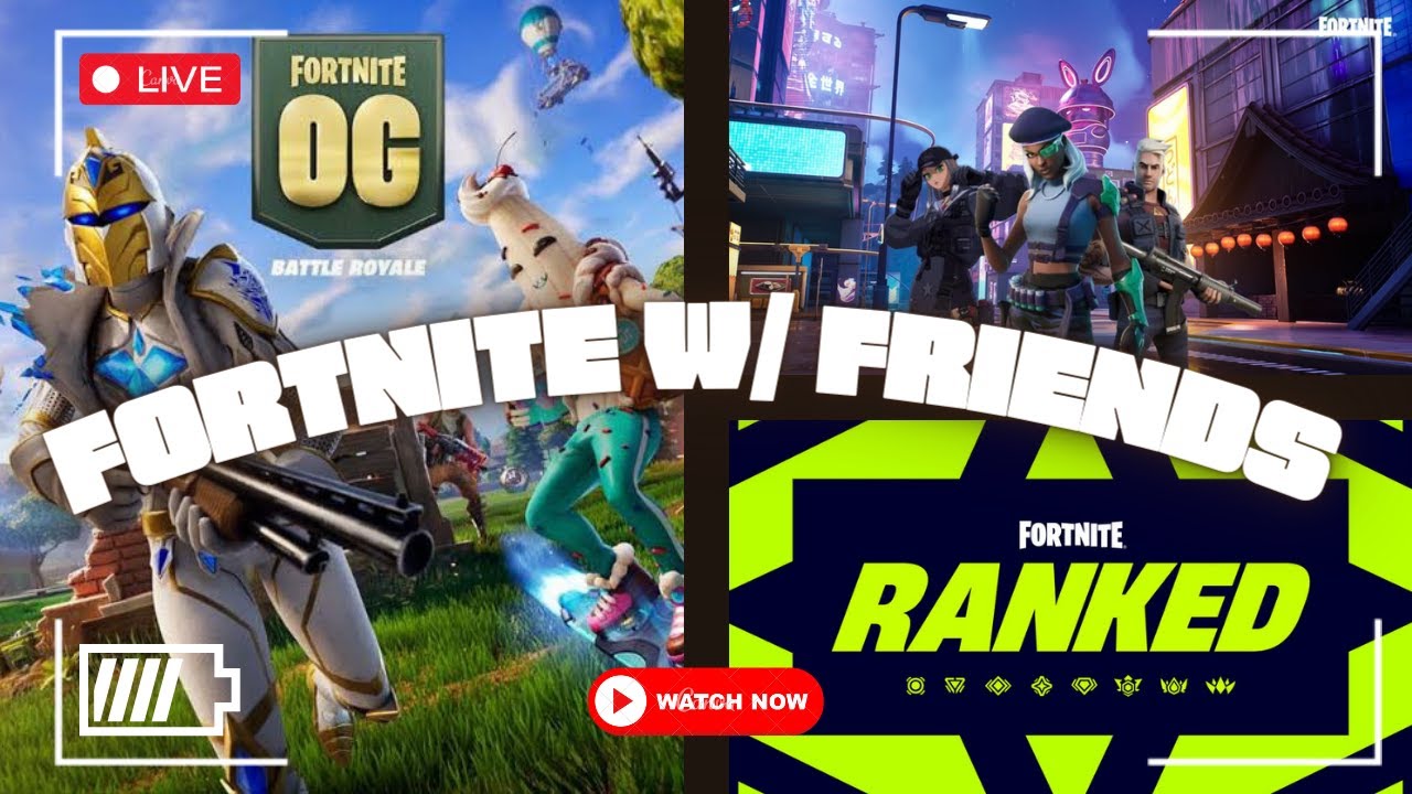 🔥Fortnite OG Live With Friends @Lucidkid21 🔥Chillin With Chat🎇 ...