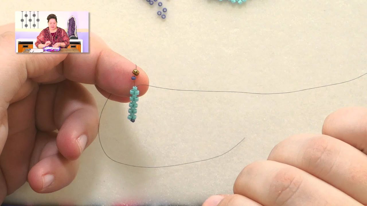 Beadweaving Basics: Diagonal Peyote - YouTube