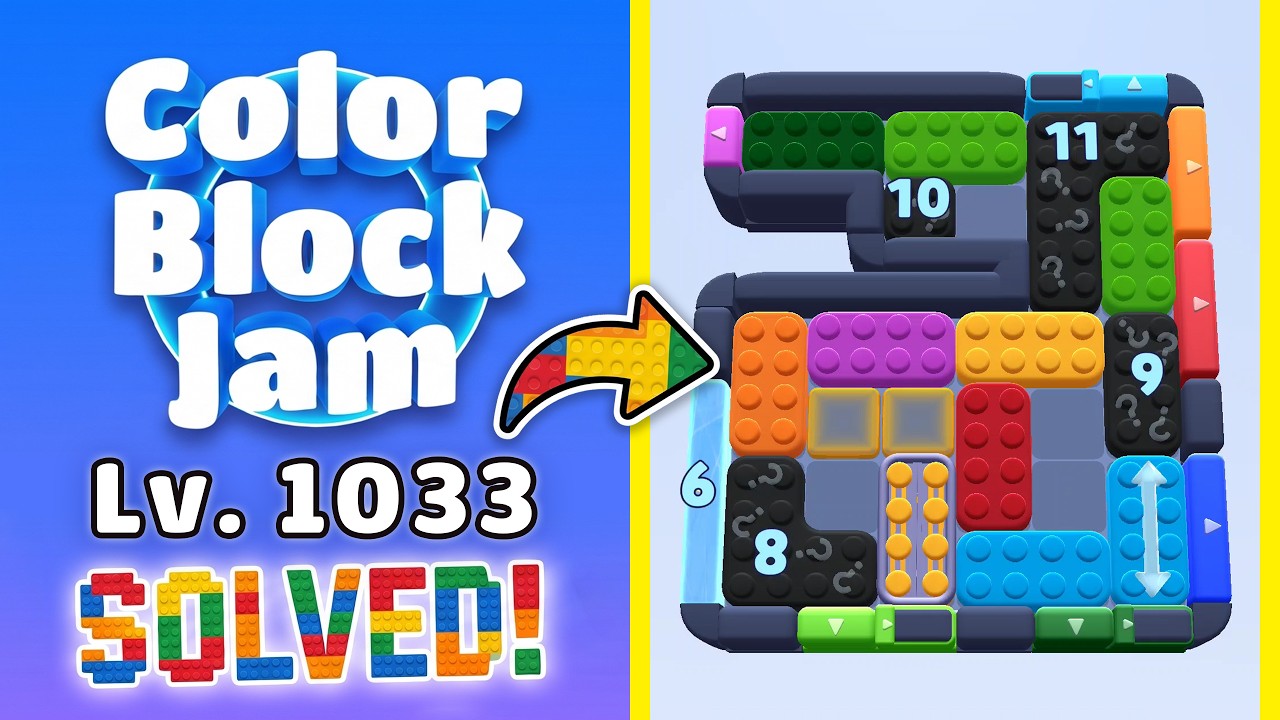 Color Block Jam Level 1029 Walkthrough (1030, 1031, 1032 & 1033 ...