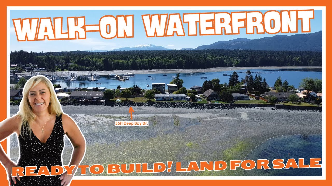 Walk-on Waterfront Land for Sale in Bowser, BC. Ready to Build! - YouTube